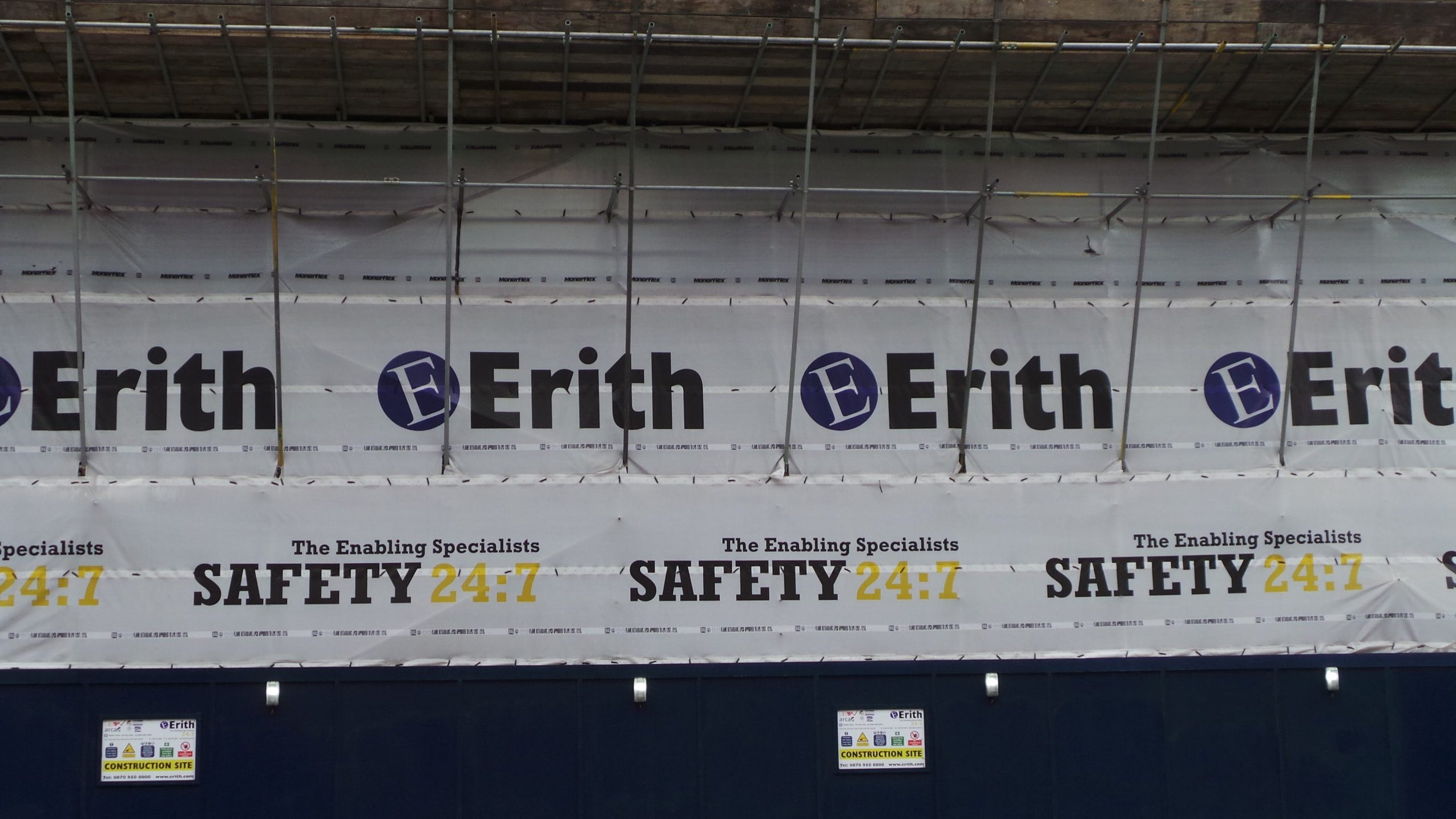 Custom Branded Scaffold Sheeting — BLCCS